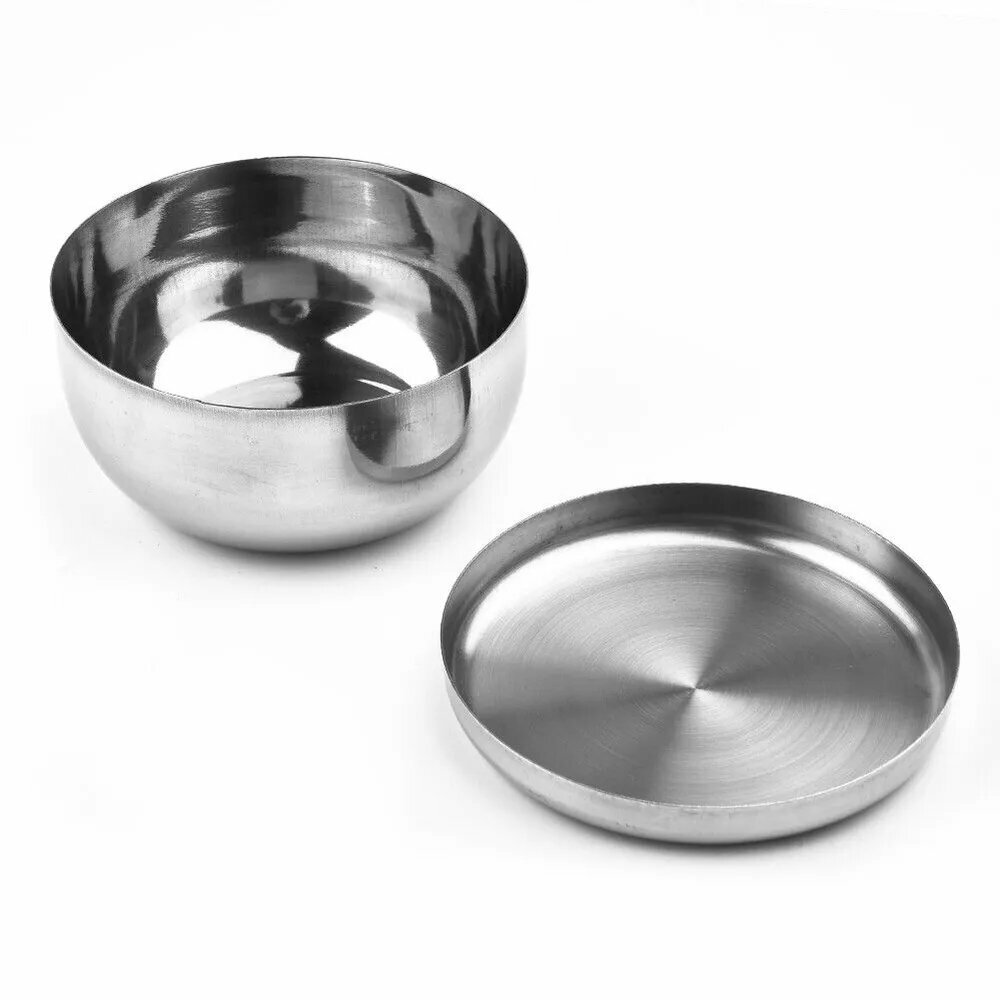 Чаша С Крышкой Из Нержавеющей Стали, Однослойная Чаша Для Риса, Приготовленного На Пару, Кухонная Посуда