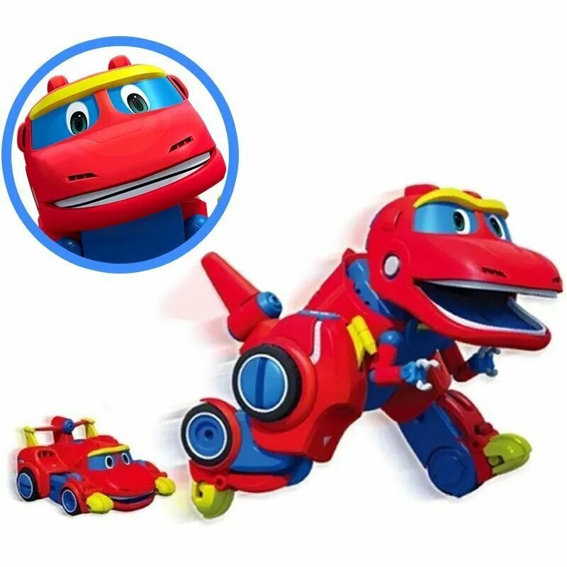 Игрушка-трансформер Команда (Отряд) Дино "Gogo Dino" динозавр Рэкс (Rex)