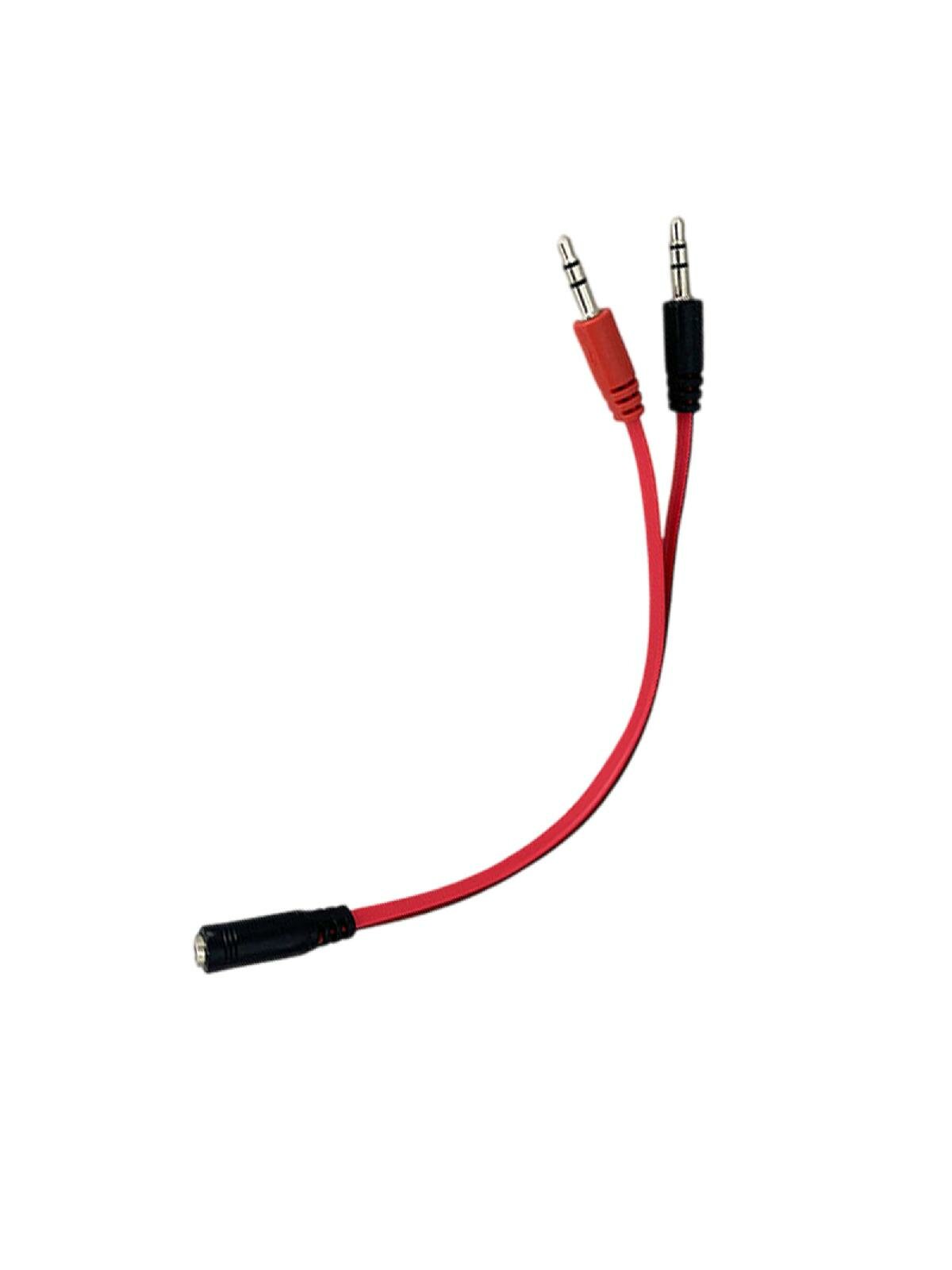 3,5 мм кабель-разветвитель для наушников-микрофонов, кабель-разветвитель 20 см для ПК и ноутбуков