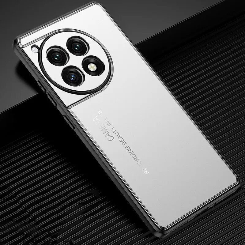 Чехол для Oneplus ACE 3 ACE 2 Pro 12R 11R Роскошная матовая Серебряный, серебристый, Oneplus ACE 3