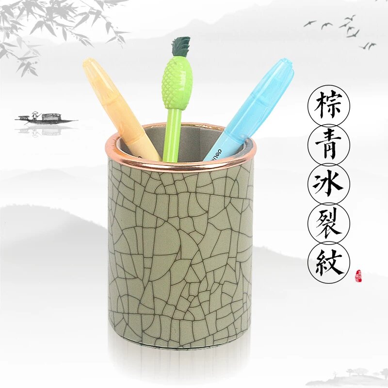 Настольный органайзер для ручек, креативный, стильный и милый декор для офиса, канцелярские принадлежности для деловых