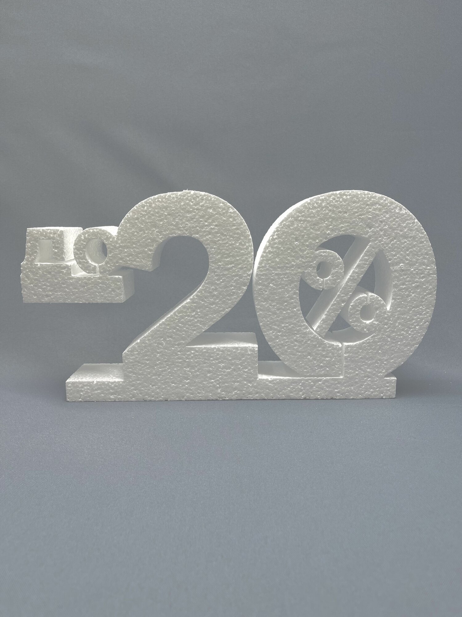 Композиция из пенопласта "до 20%" Указатель скидки 35 х 18 см