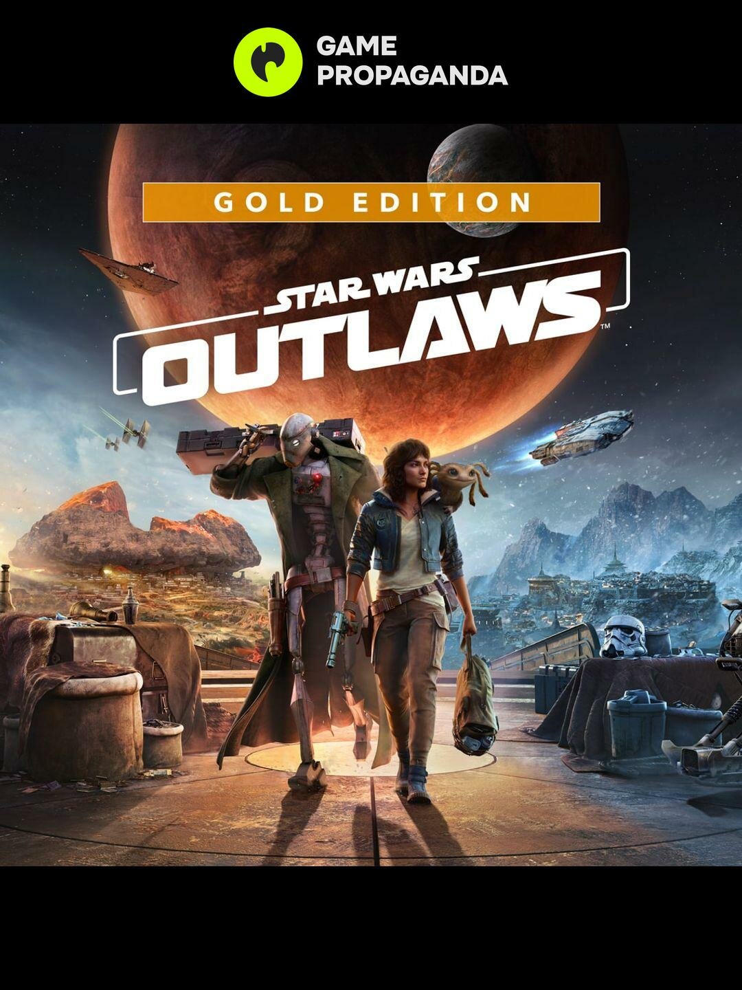 Игра Star Wars Outlaws Gold Edition PS5 + 51 TRY на баланс PSN. Турция. Цифровая версия