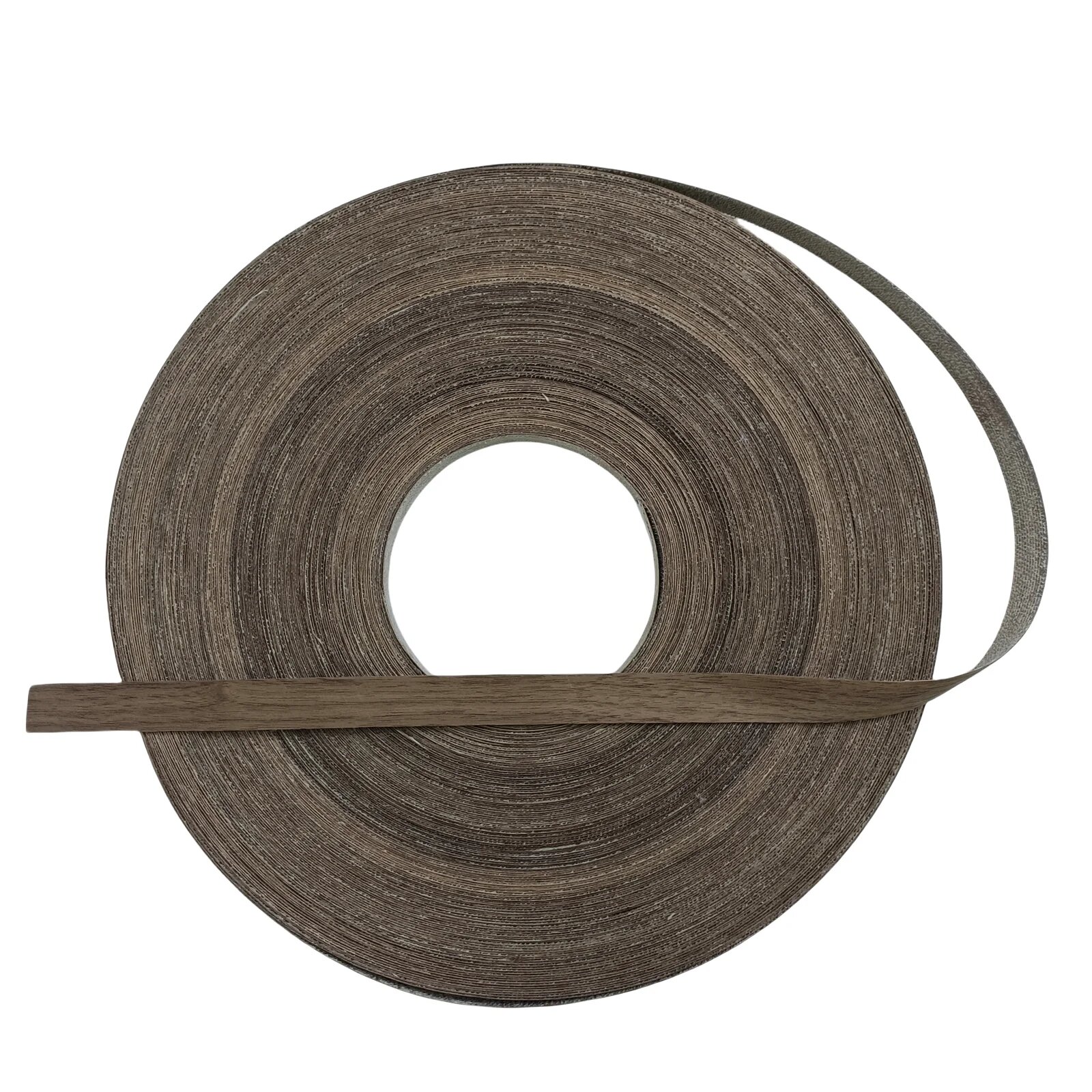 250 футов предварительно наклеенная лента для кромки шпона черного ореха/родиза/клена/буквого дерева, железная клейкая клейкая кромка для дома Black Walnut 76m