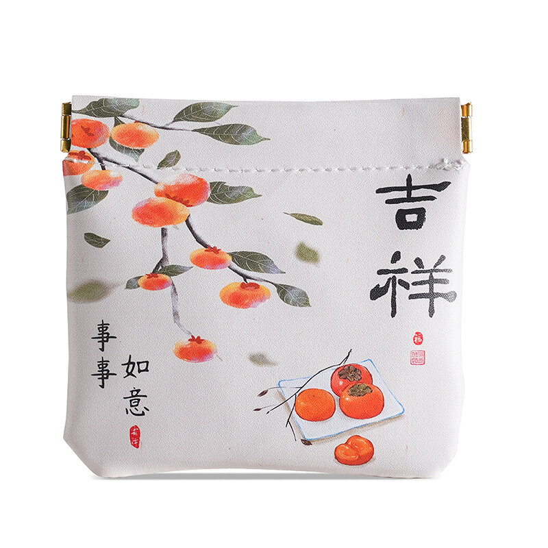Шрапнель печати сумка для хранения рот красный конверт ключ косметический мешок внутри небольшой мешок ручной клади