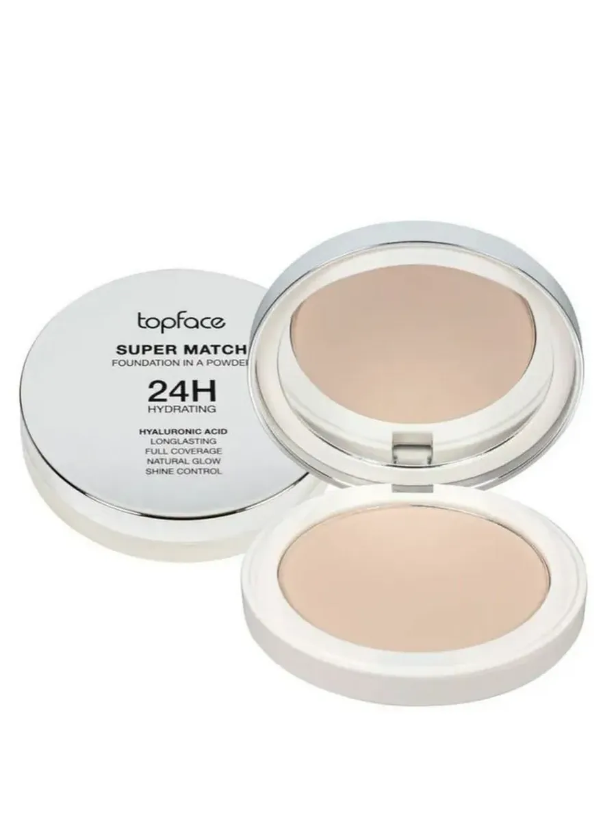 Пудра Topface Super Match Foundation In a Powder 24H с эффектом тонального средства, 003