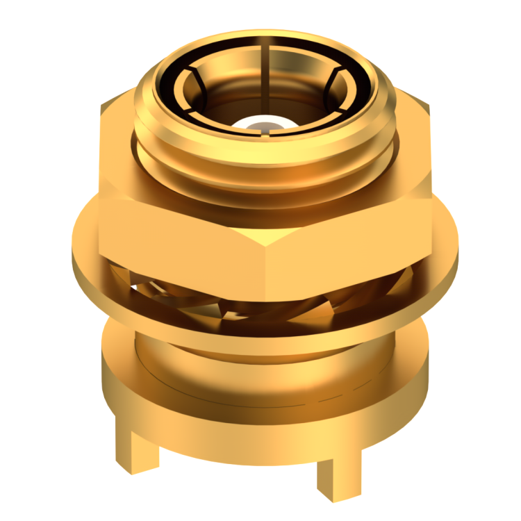 Китайский аналог(замена): R114560200 SMB настенная гнездовая розетка для печатной платы задний монтаж - паяемые выводы