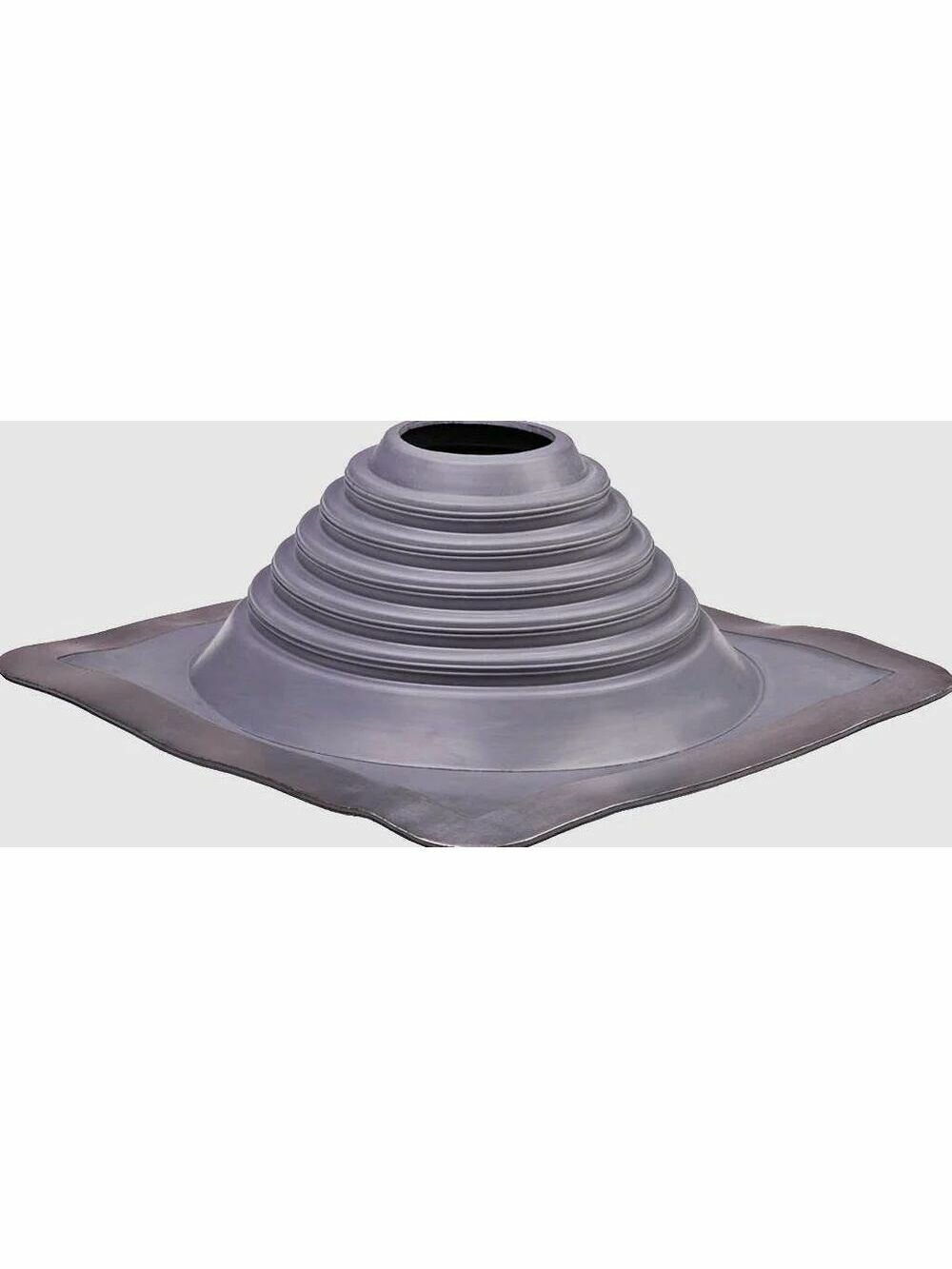 Кровельная прямая проходка Borge №7 D152-279мм, фланец 380x380мм, серый 01.227.04.04.02.000.7024