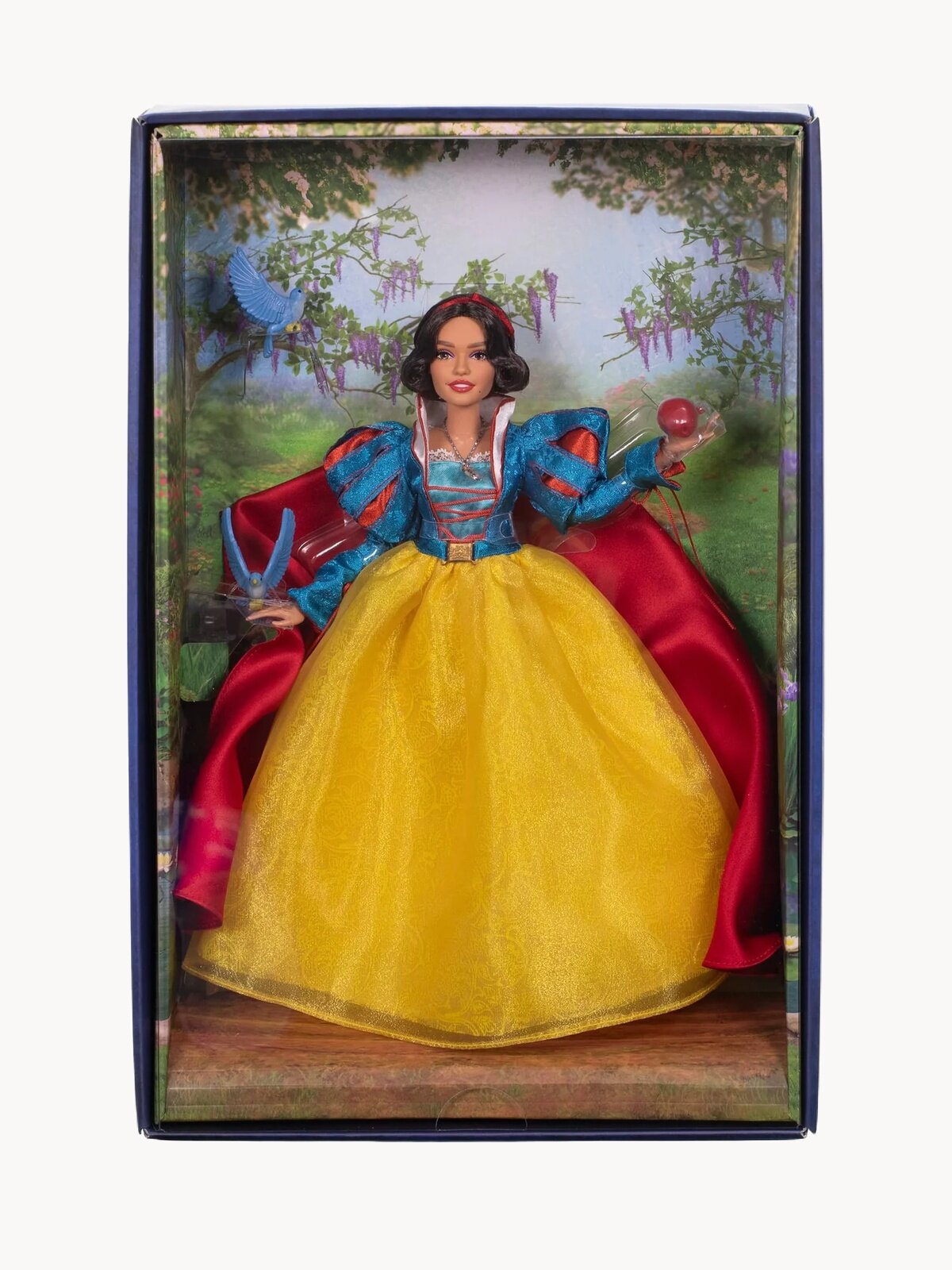 Кукла Disney Mattel Принцесса Белоснежка на подставке HVY54, разноцветный