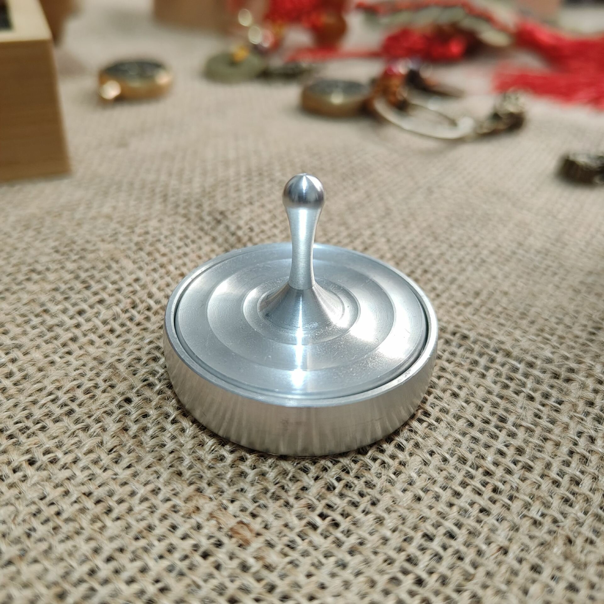 Спиннер Fidget Spinner Inception Water Drop, ручной спиннер, нержавеющая сталь, настольная вращающаяся игрушка для снятия стресса