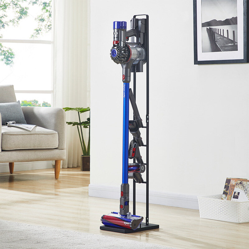 Подставка для пылесоса Dyson, совместимая с Dyson, черная подвесная стойка без сверления, креативная напольная подставка