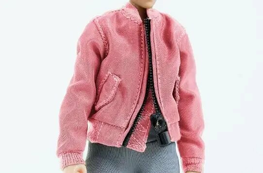 Fanatic 1/12 женские куртки, одежда, брюки для фигурок Розовый, C Jackets