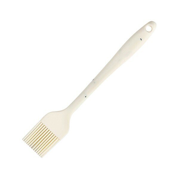 Кисть кондитерская «Гранит» (до +200 °C), силикон, 21 см, белый, в ассортименте (Доляна)