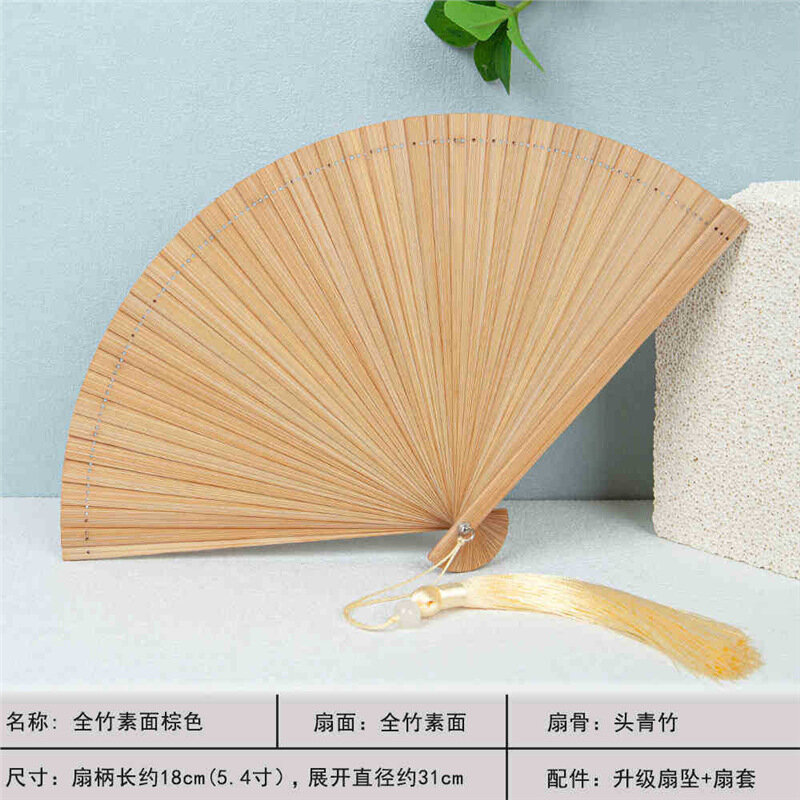 Вентилятор из бамбука, маленький складной вентилятор, подарочный вентилятор, простой бамбуковый вентилятор для чеонгсама, летний складной вентилятор, китайский стиль, классический вентилятор