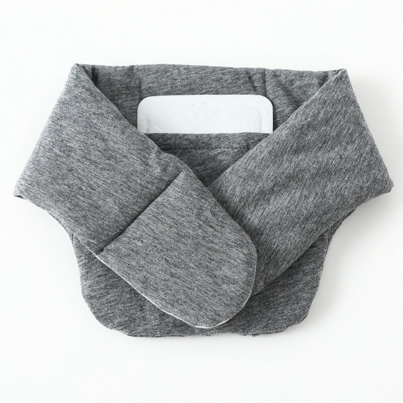 Чистый хлопок, поддержка шеи, шарф для мужчин и женщин, защита от холода в кондиционированных помещениях, теплая повязка на шею, обертывание для беременных