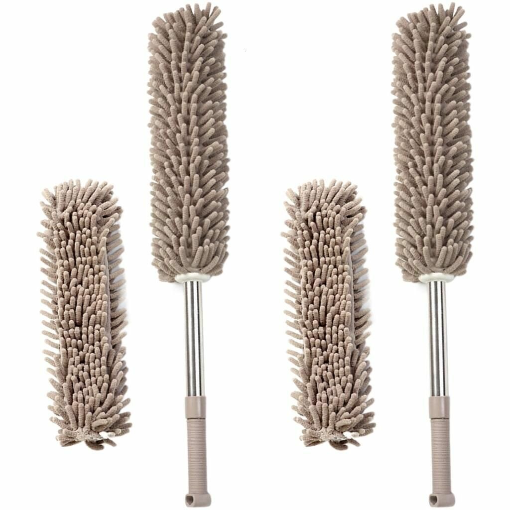Многофункциональная телескопическая очистка Dusters с мягкой кистью микрофибрь для дома и офиса, Цвет Хаки - Телескопическая модель plu