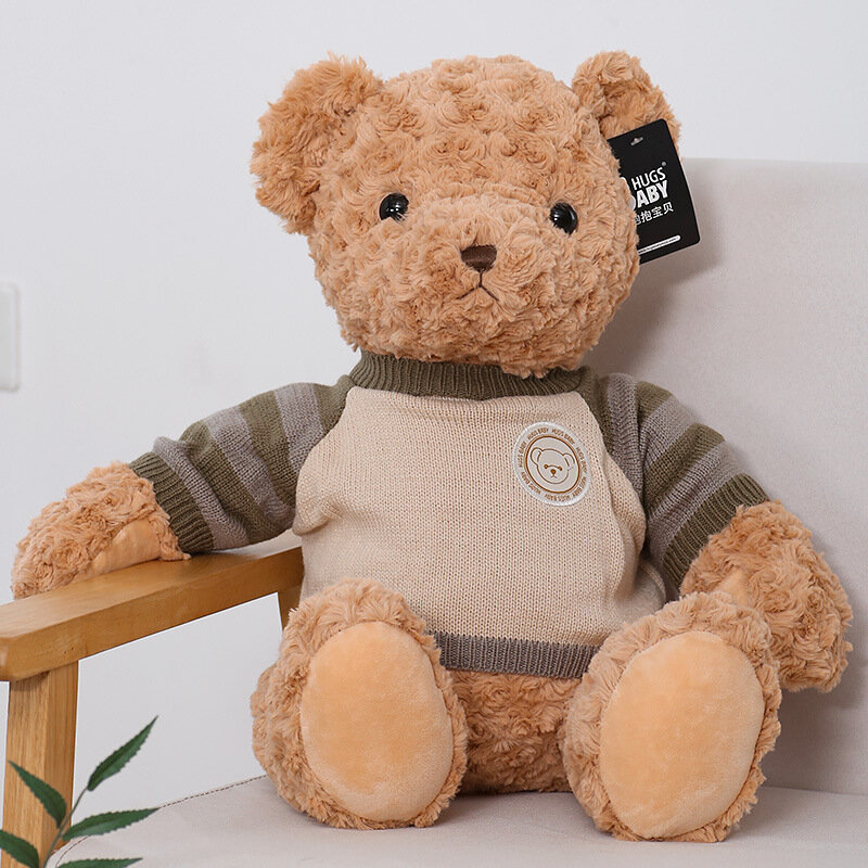 Медвежонок Тедди в большой кофте, подарок на День святого Валентина для девочек