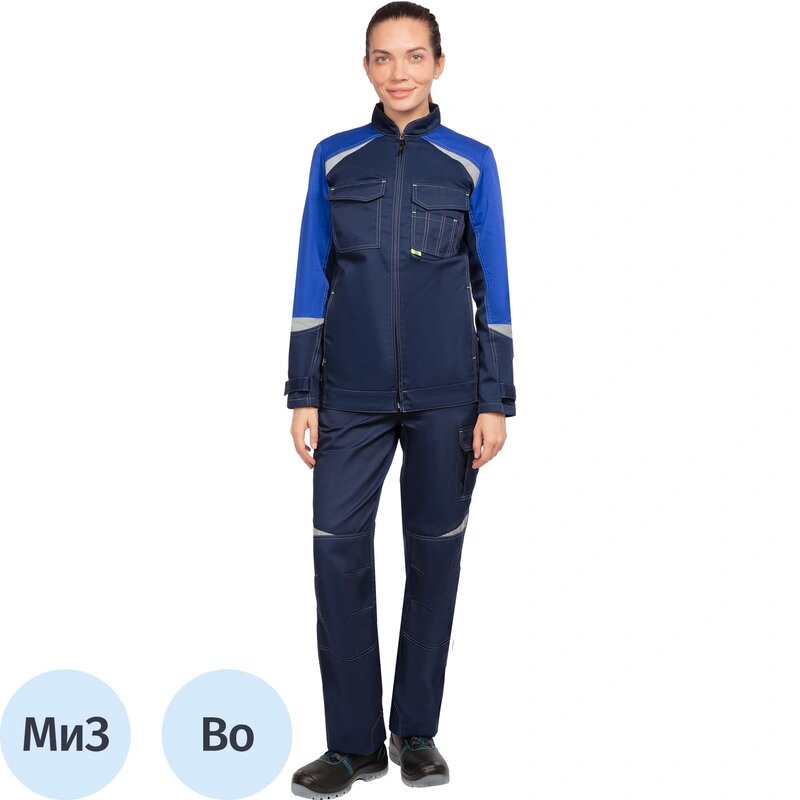 Куртка лет жен TOPFORT Грегаль (л23) син/вас 112-116/158-164