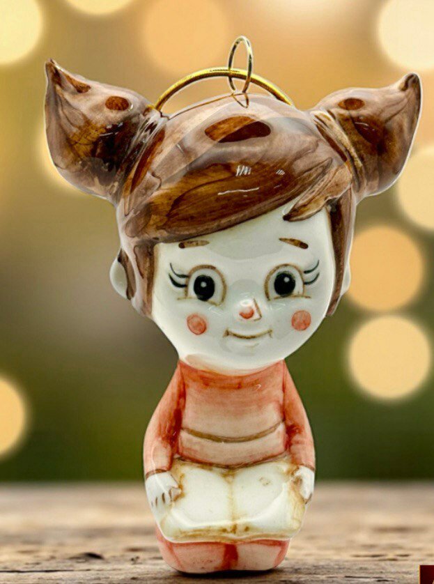 Вера Павловна из Простоквашино ёлочная игрушка от Лефортовского фарфора, в индивидуальной упаковке