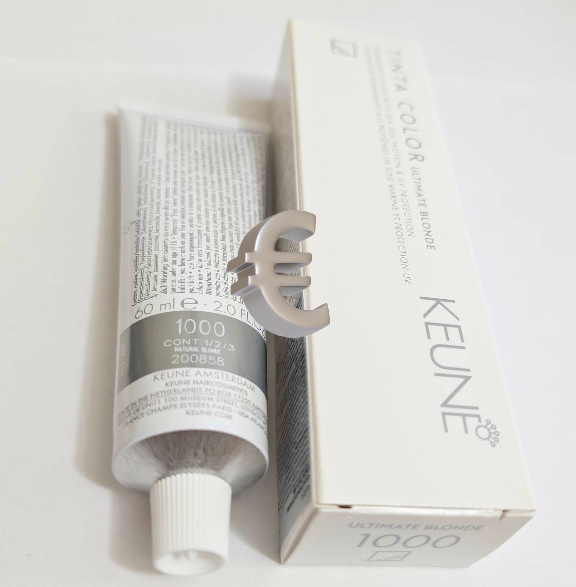 Keune Tinta Color 1000 Краска Тинта Ultimate Blonde Специальный Натуральный блондин 60 мл