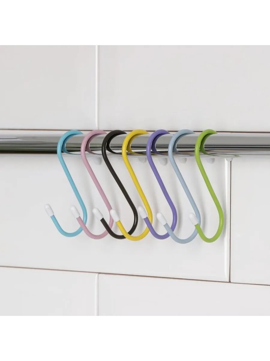 Удобный набор крючков для рейлинга, 7 шт.