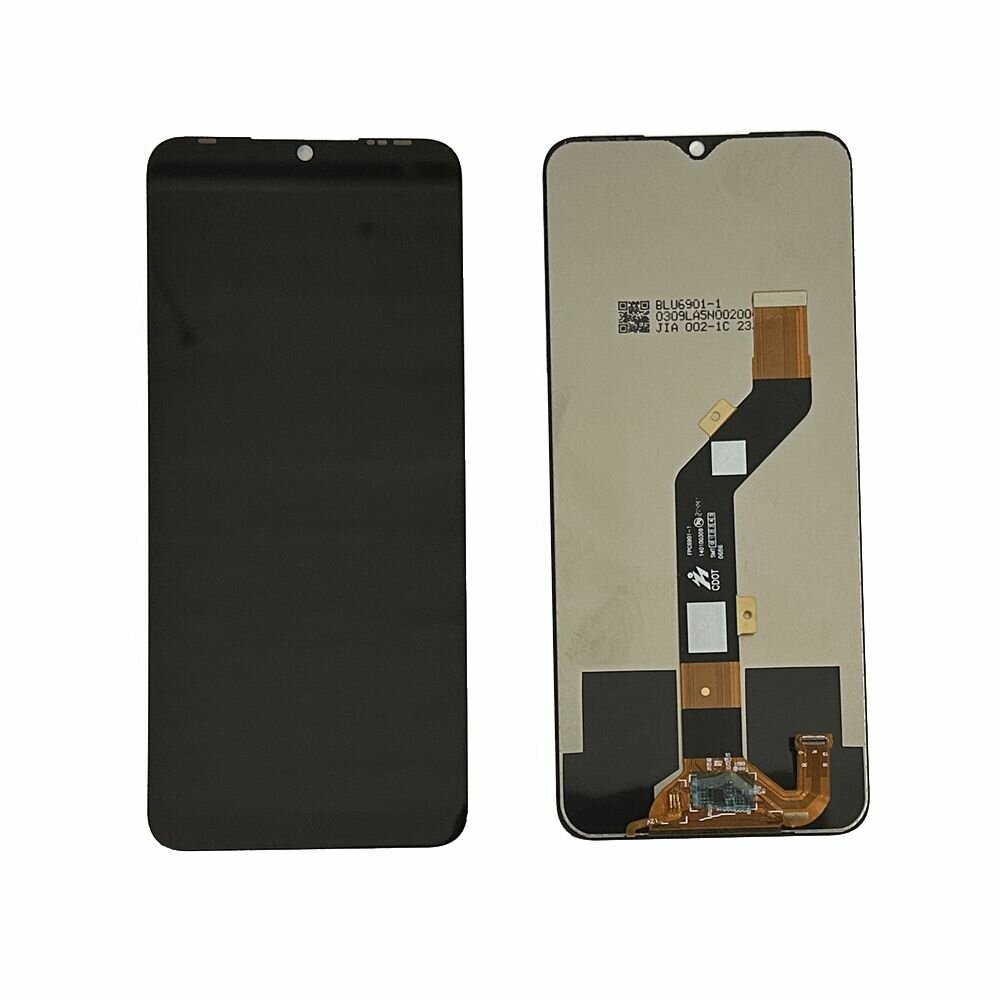 Дисплей для Tecno Pouvoir 4 Pro; дисплей в сборе с сенсорным экраном; черный ; содержать инструментов