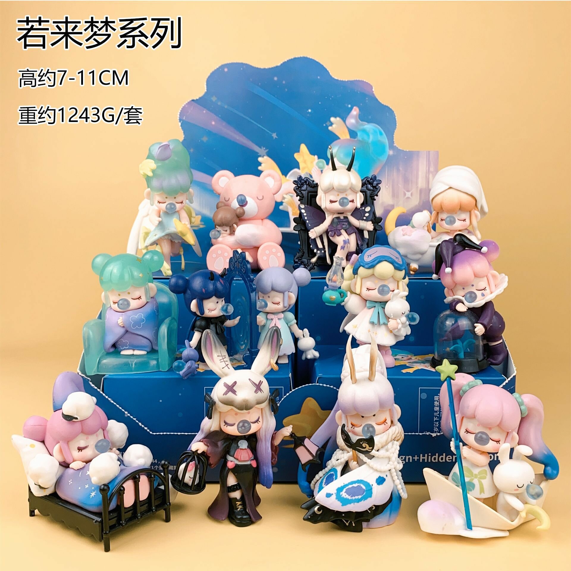 Rolife Nanci Flower Collection Blind Box Figures Anime Gift Характеристики：Полный набор с секретной фигуркой Rolife