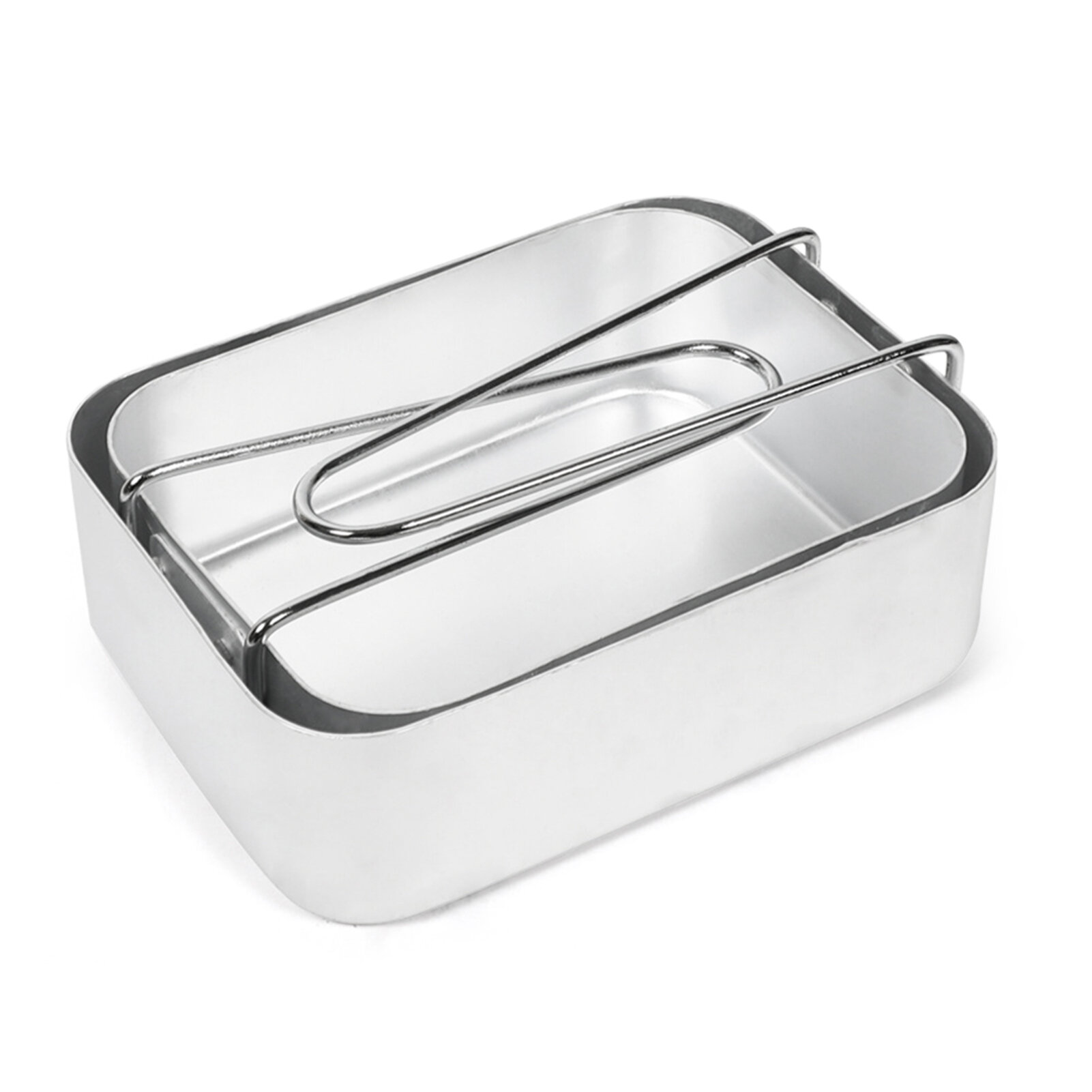 2pcs Набор для пищи из алюминия для походов Кухонный набор Котелок Ланчбокс Контейнер для еды для кемпинга Походов Плечиногой похода Пикника
