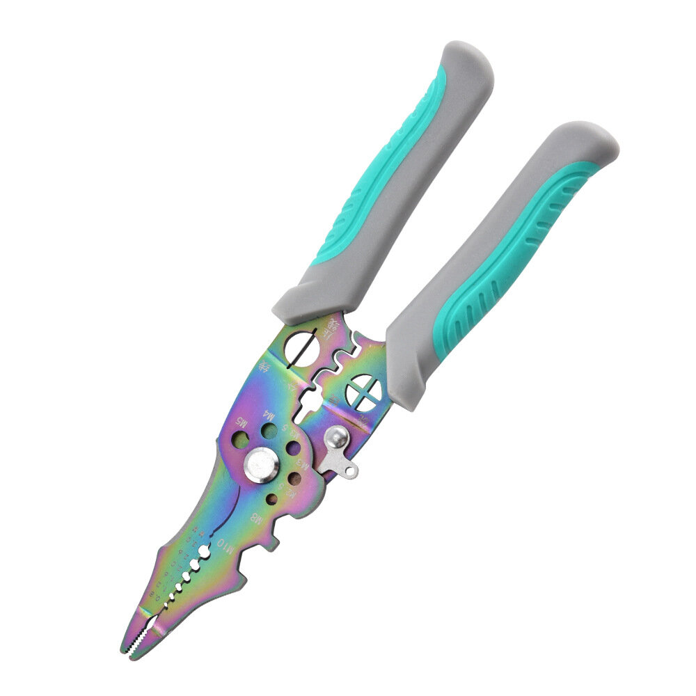 Прямые продажи с завода: премиальный универсальный инструмент для зачистки проводов 21-в-1, многофункциональный инструмент для зачистки, разделения, намотки, обжима и резки электрических клещей