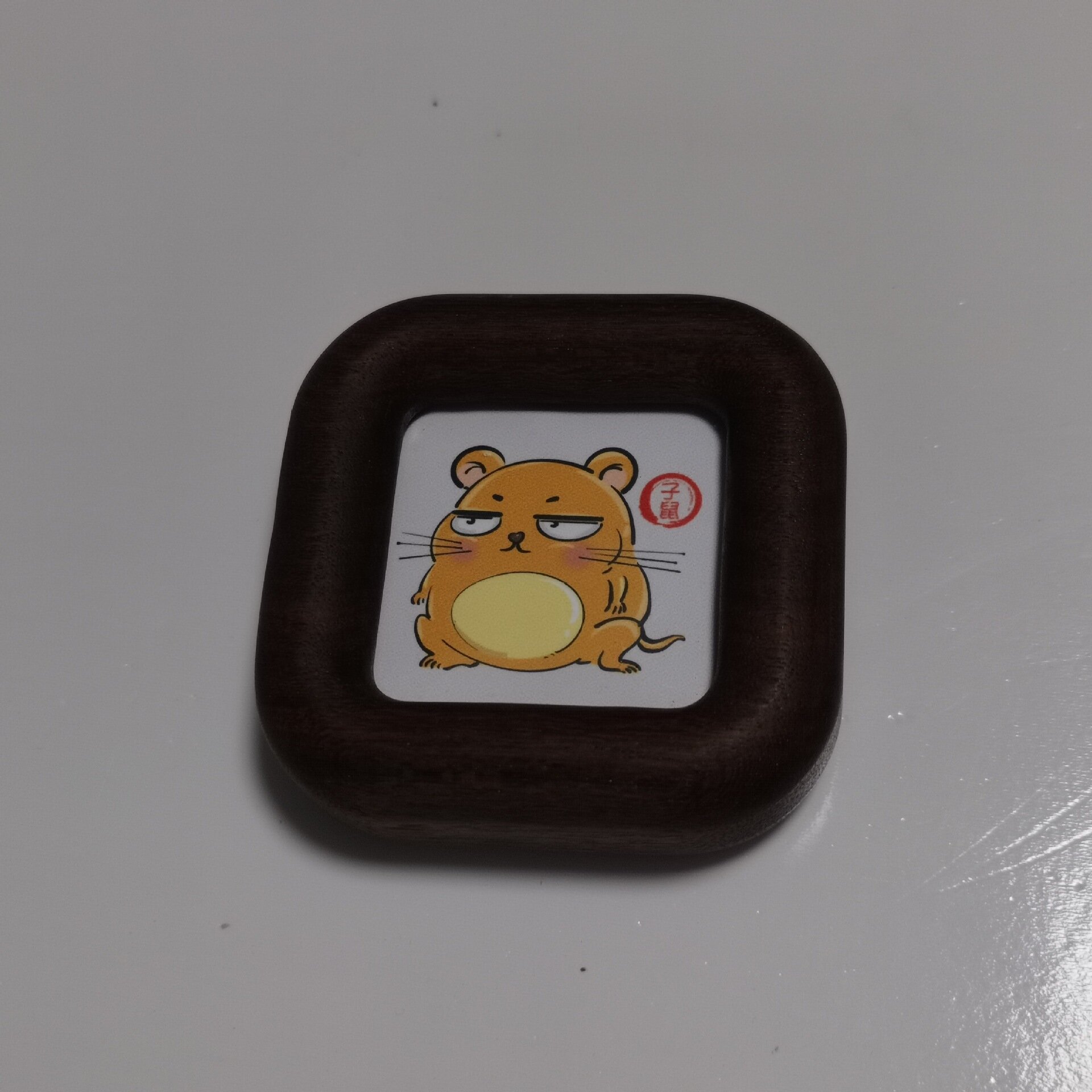 Миниатюрная маленькая фоторамка из массива дерева, рамка с врезным соединением, деревянная подставка для демонстрации, креативный квадратный орнамент, DIY из тикового дерева и сандалового дерева