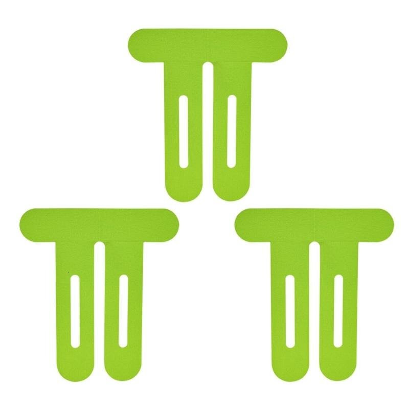 Кинезио тейп 3 шт. для поддержки колена, локтя, мышц, Зеленый