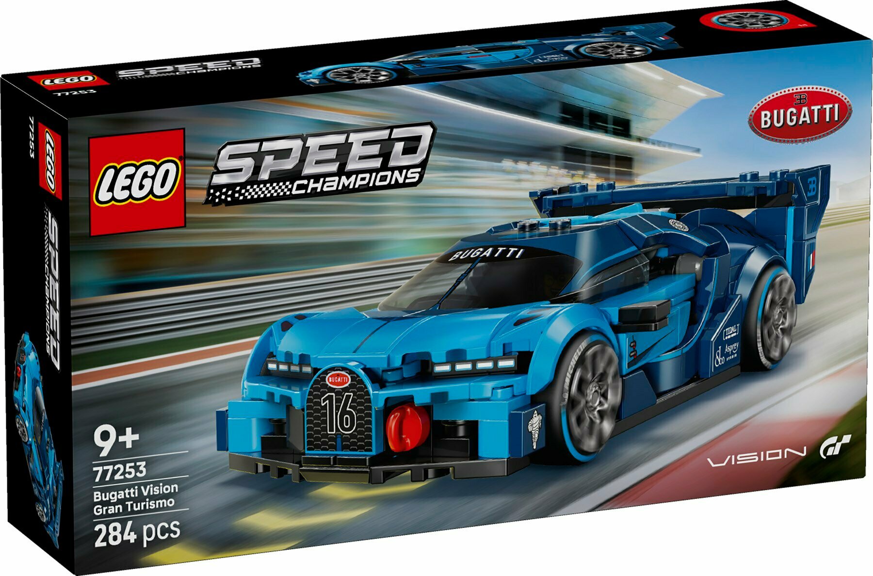 Конструктор LEGO SPEED CHAMPIONS 77253 Гиперкар Bugatti Vision Gran Turismo, 284 дет.