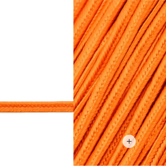 Шнур отделочный сутажный 3мм х 30м (оранжевый)