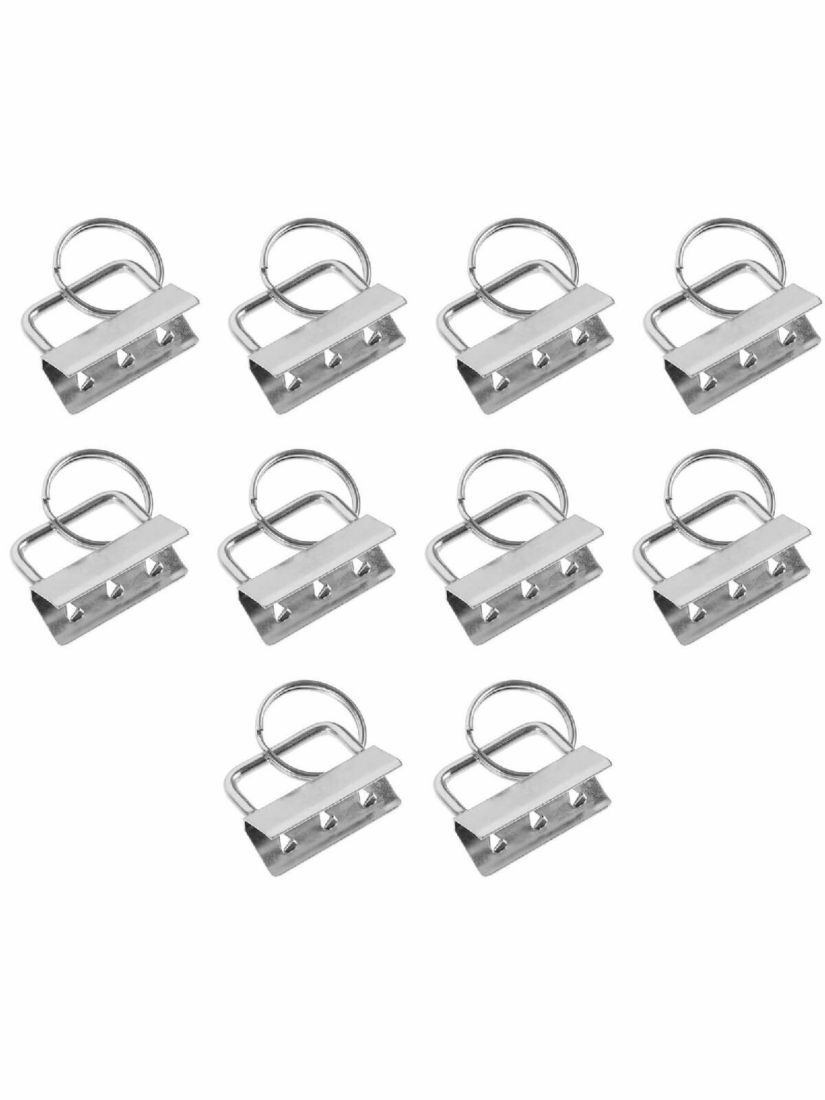 (10 шт) Концевые Зажимы для лямок 32 мм - Сверхпрочные Пряжки для нейлоновых Ремней для Рюкзаков, Поводков для Собак и ремонта Снаряжения, Регулируемые Застежки