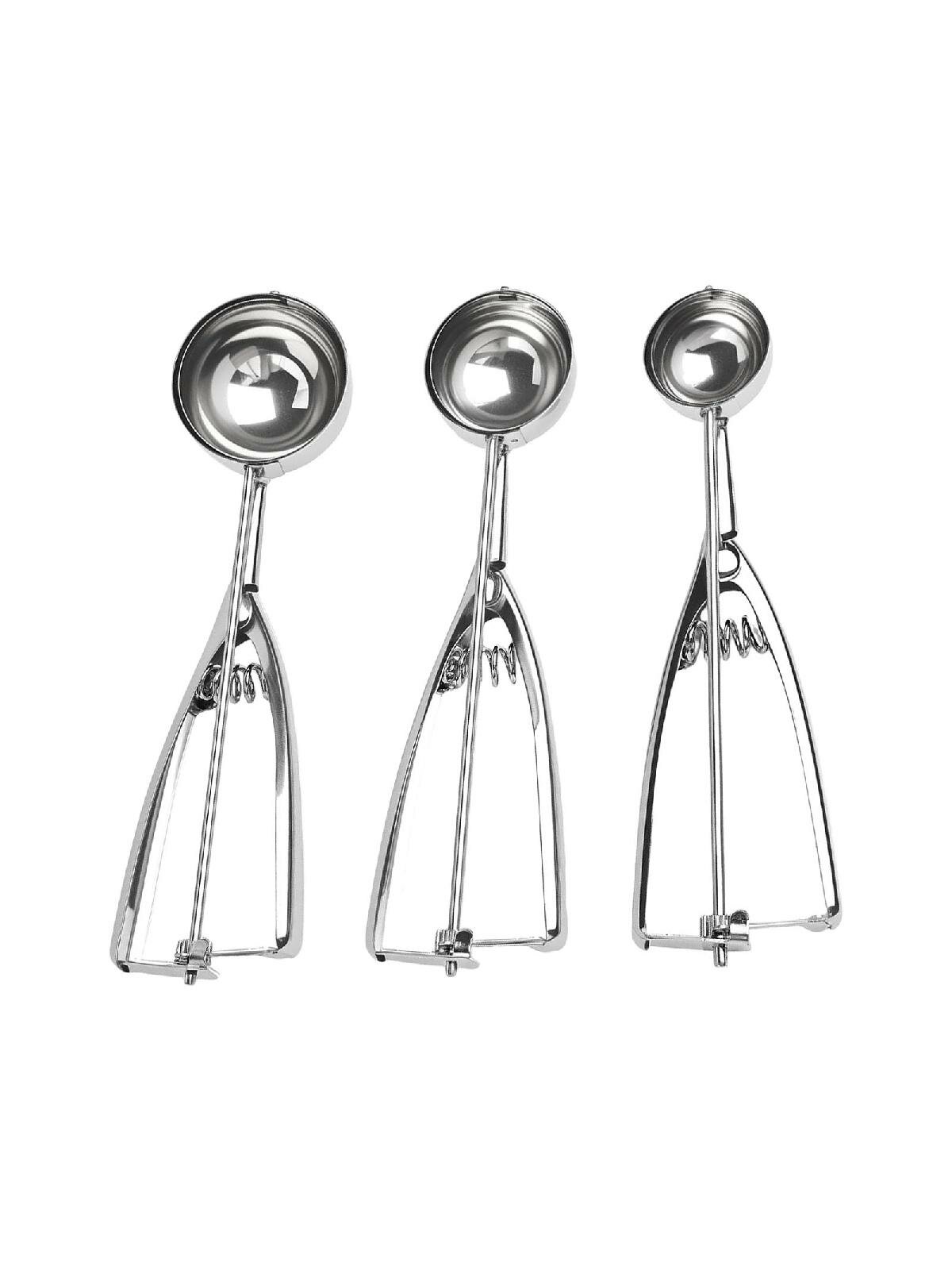 Ложка для молока со льдом без пятен с пружинным фиксатором 3-мерного фиксатора