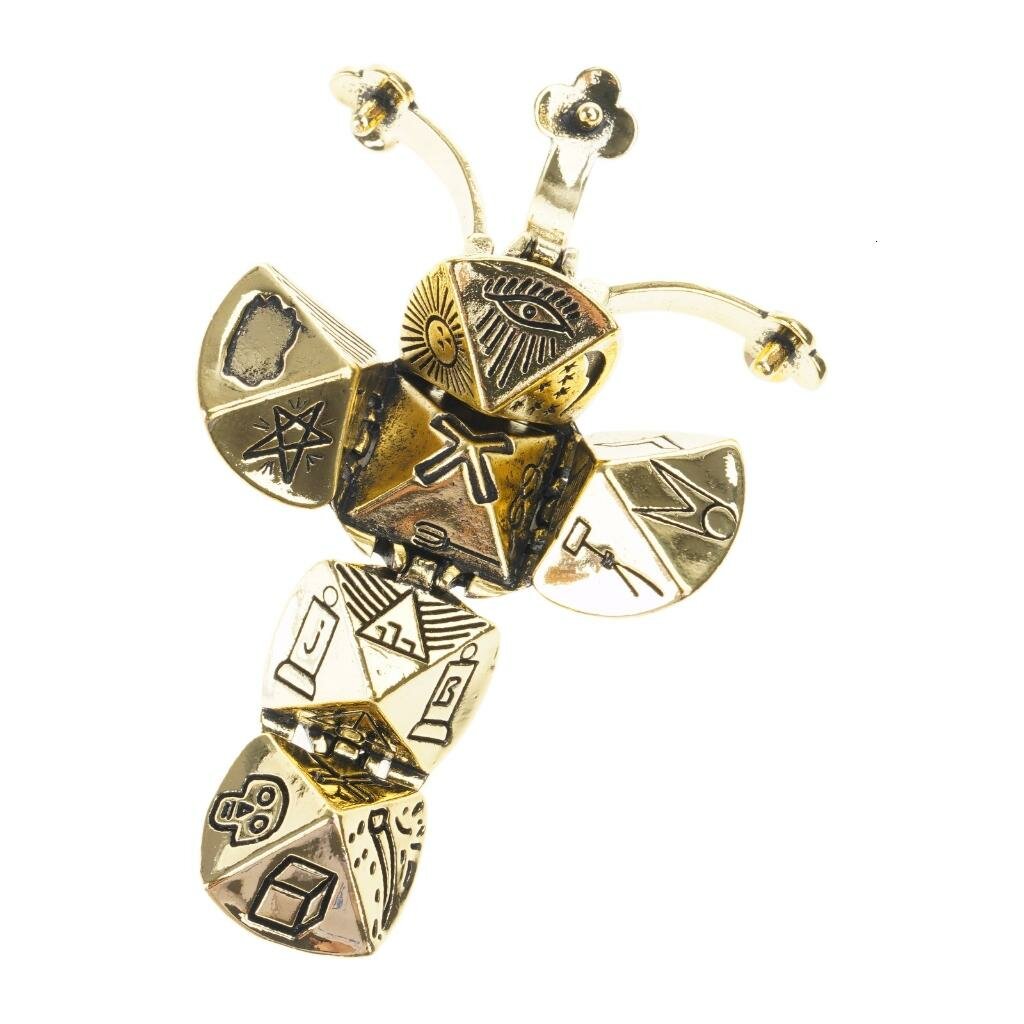 Масонский кулон-трансформер шар в крест, 1
