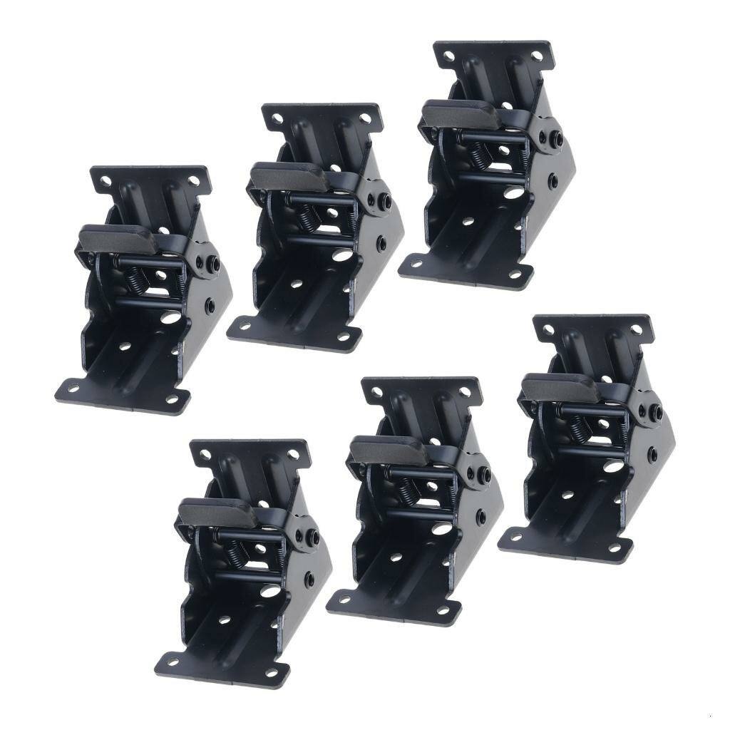 Механизм складывания для столов и табуретов, нескользящий, высокой прочности, Черный