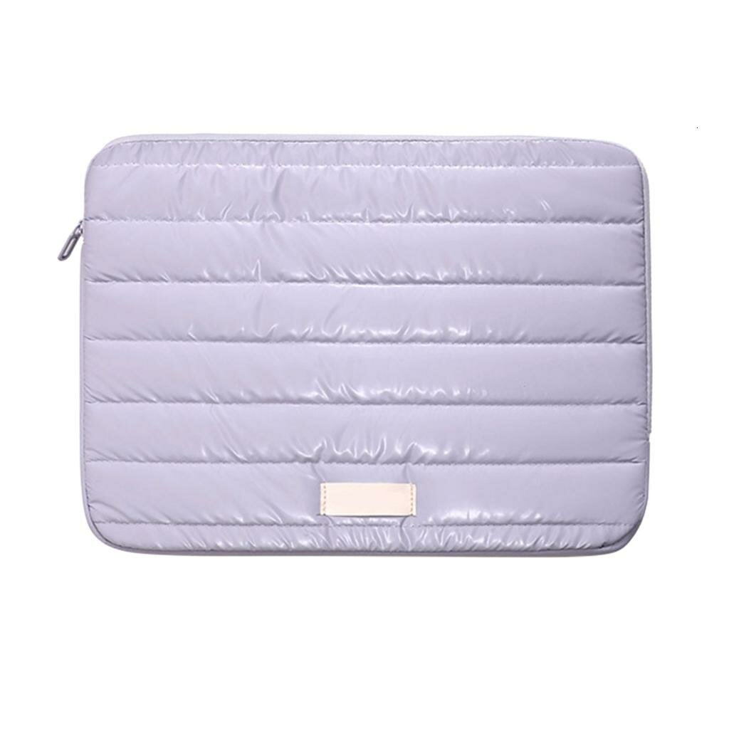 Серебристый пуховик для ноутбука 13-14 дюймов, Фиолетовый