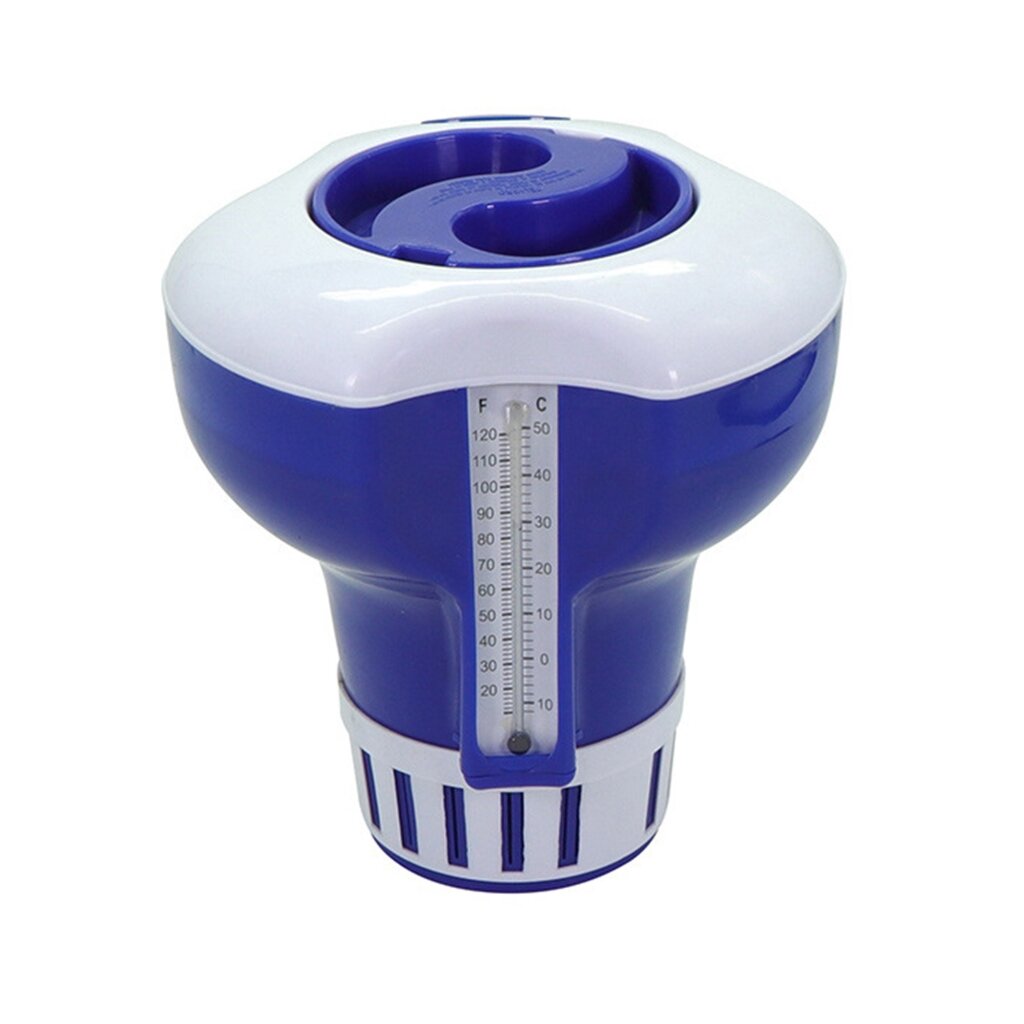 Дозатор Химикатов для Плавающего бассейна со Встроенным Термометром, Дозатор Хлора Для бассейна, Дозатор Таблеток Хлора