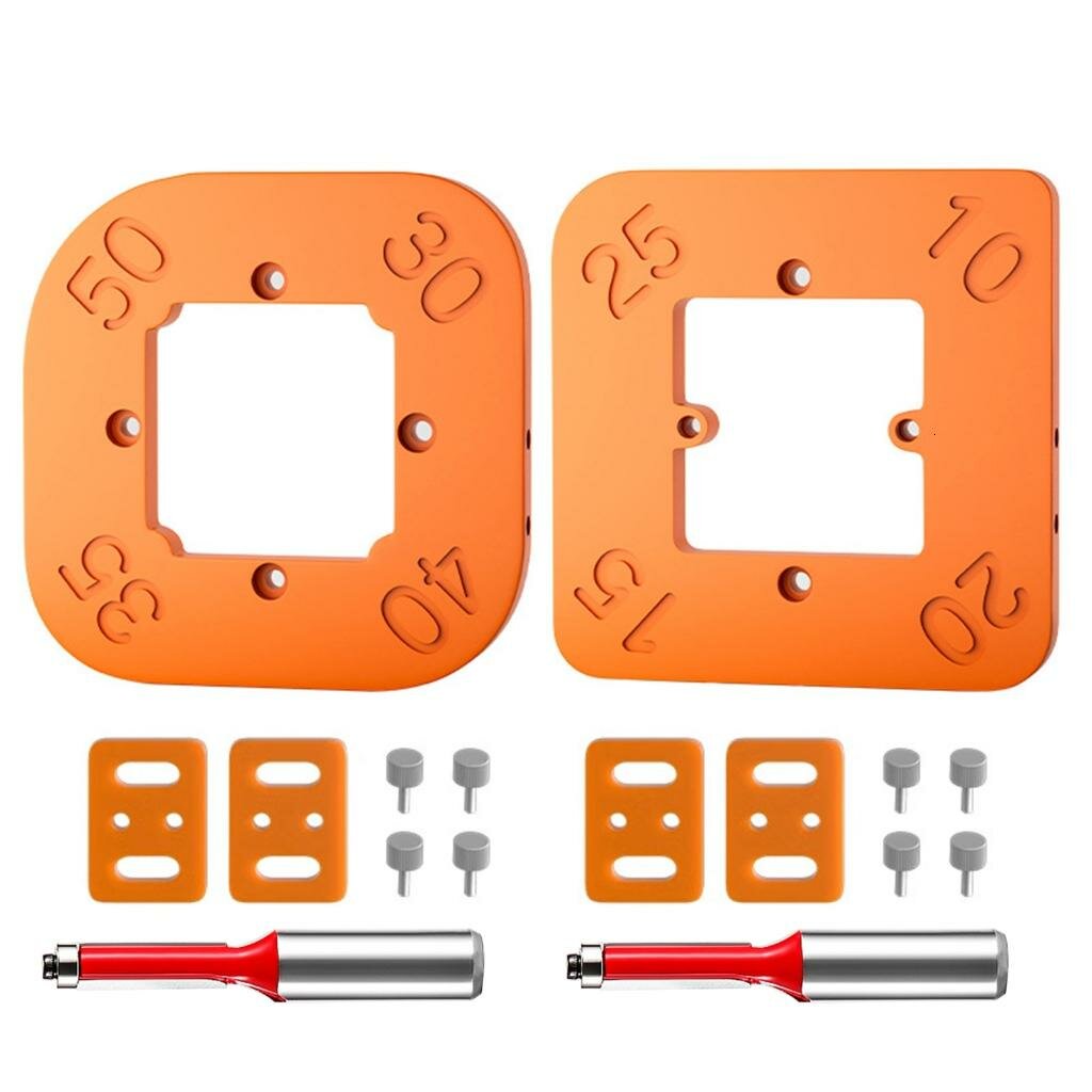 Набор шаблонов радиусных фасонных фрез R10-R50, 2 шт.