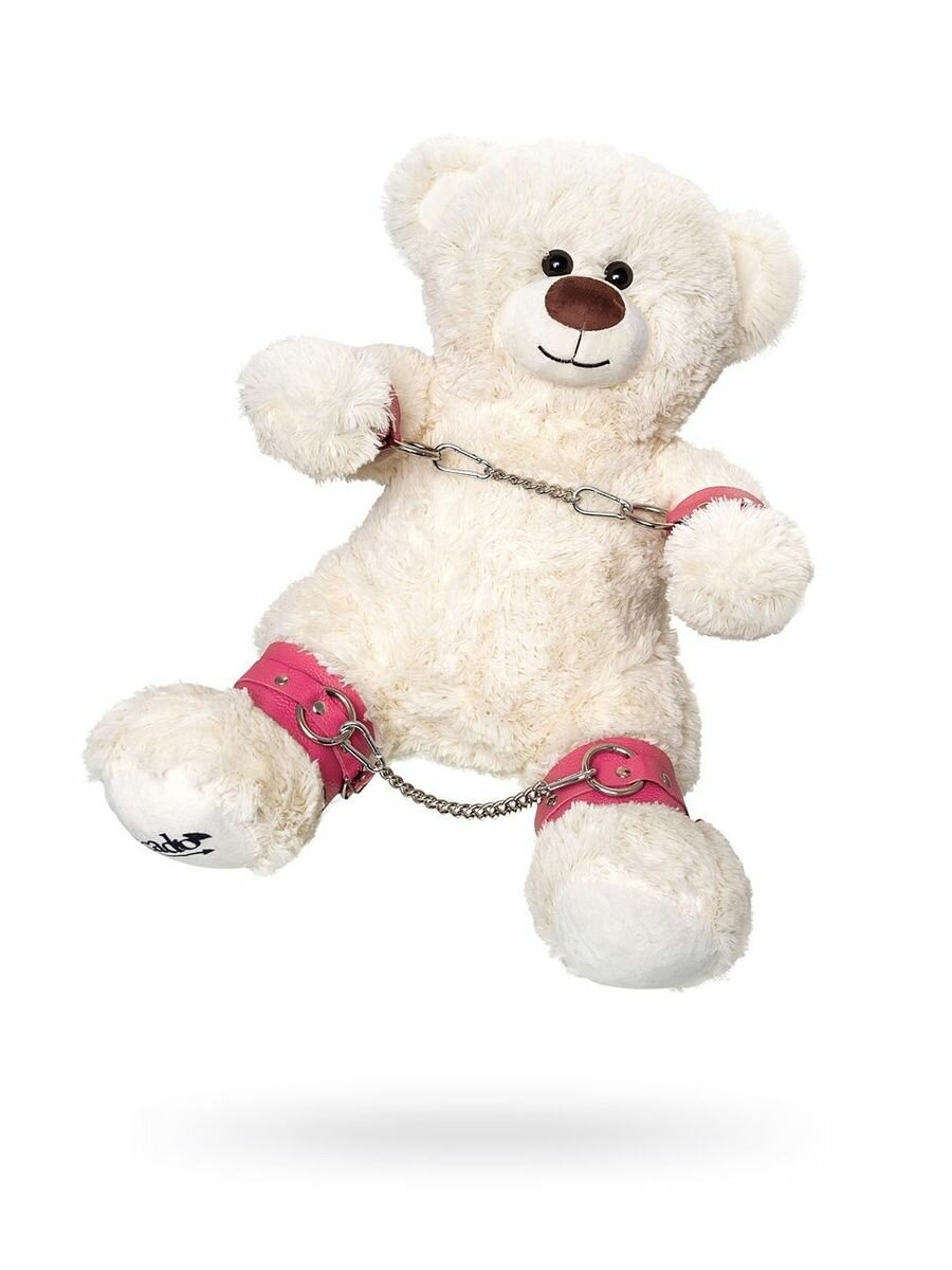 БДСМ набор, наручники для ролевых игр, оковы, медведь плюшевый