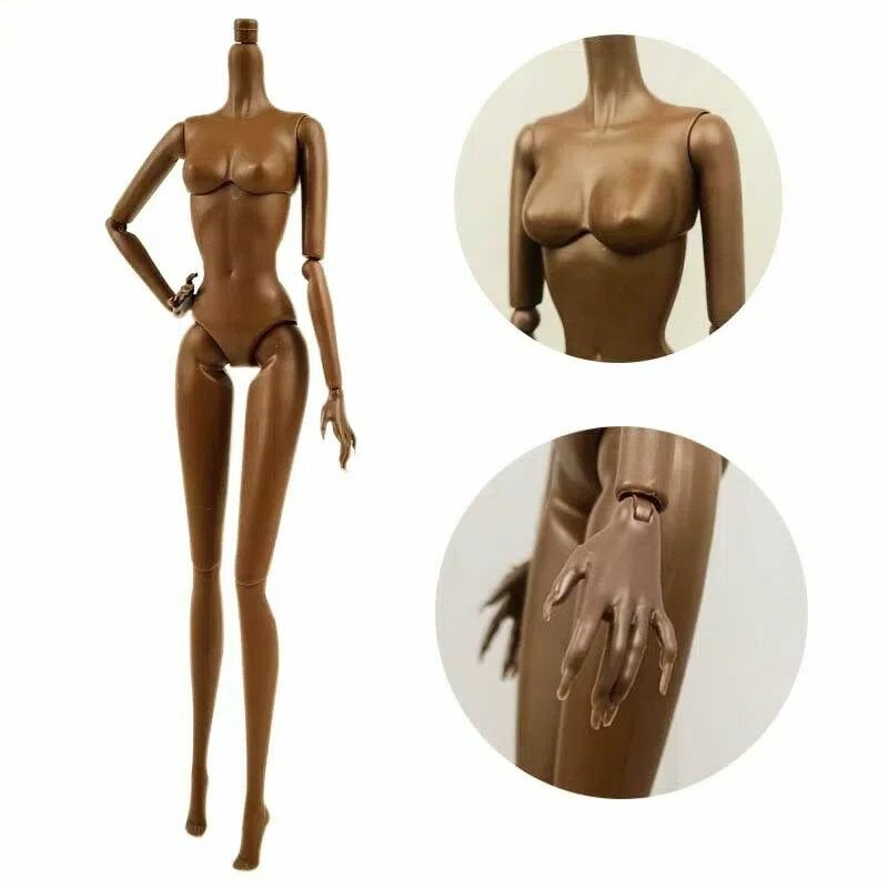 Очень хорошее кукольное тело, подходит для 6-ти точечных моделей Barbie, Mattel и т. д, высота 29 см