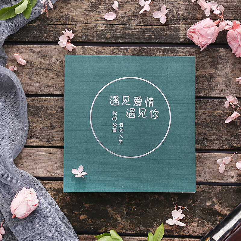 DIY вставные страницы для записи, фотоальбом на 5inch 6inch фотографий, семейный альбом, ручная работа, альбом для памяти о росте пары