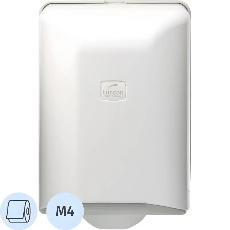 Диспенсер для полотенец рулон Luscan Prof Optima ЦВ 1by1 белый