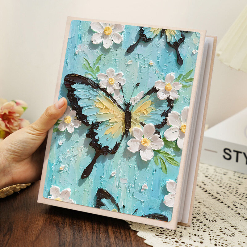 Фотоальбом для семьи с большим объемом и пролистным механизмом, книга воспоминаний с детскими фотографиями, альбом для хранения.