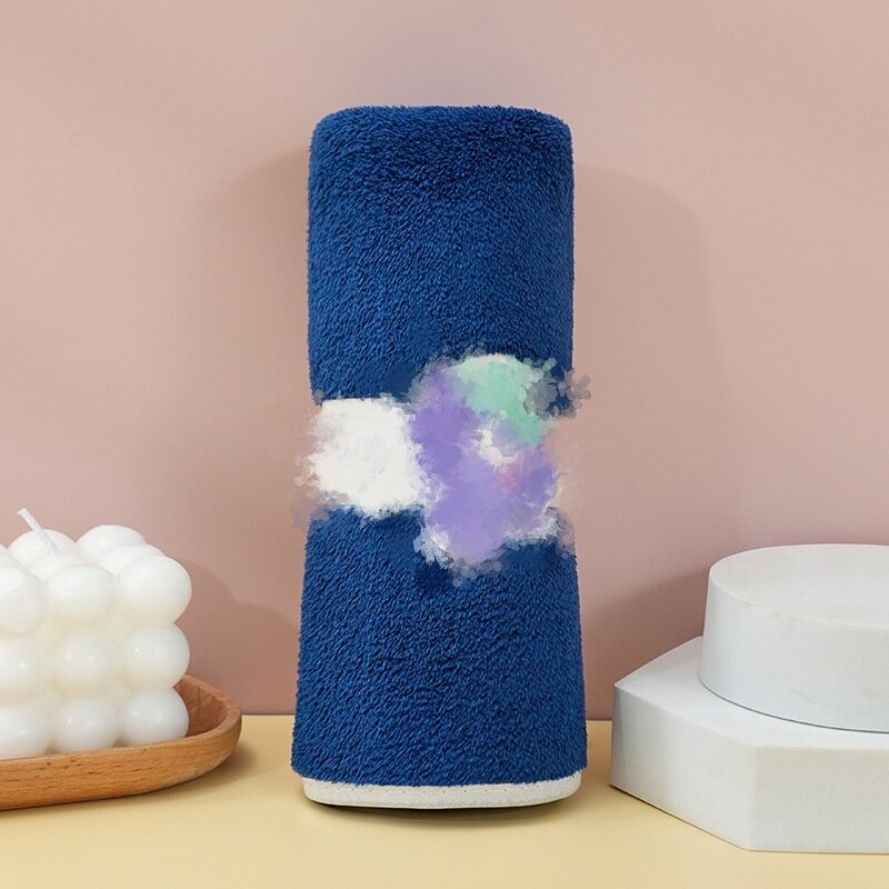 Коралловое бархатное полотенце талия полотенце подарочный наряд мягкий толстый впитывающий сухое полотенце для волос