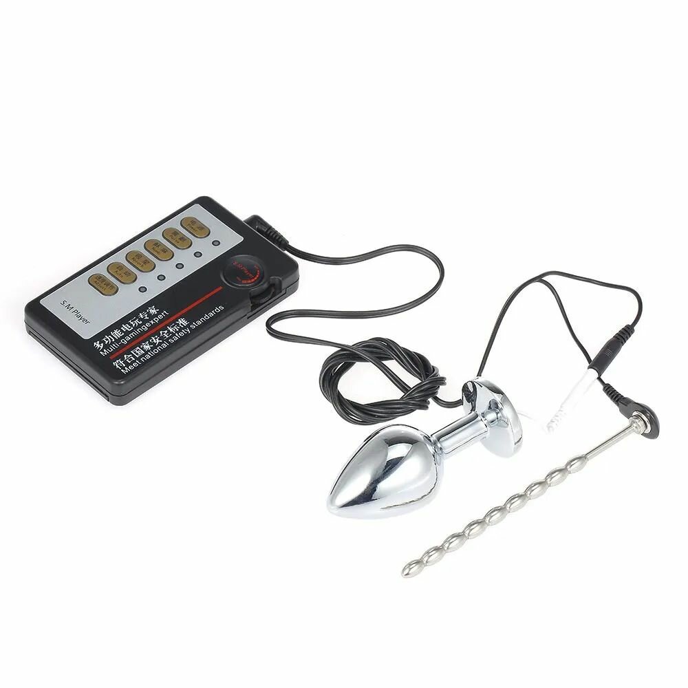 Электромассажер для простаты, точка G, анальная пробка, электрический шок, мужской уретральный аппарат