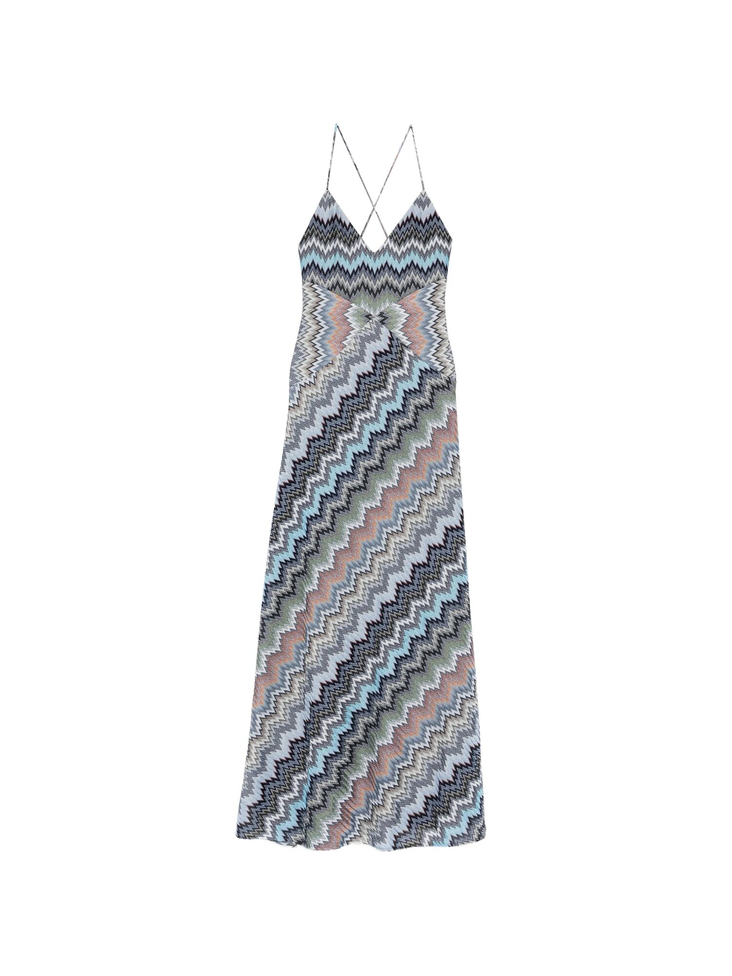 Платье Chevron strap maxi dress