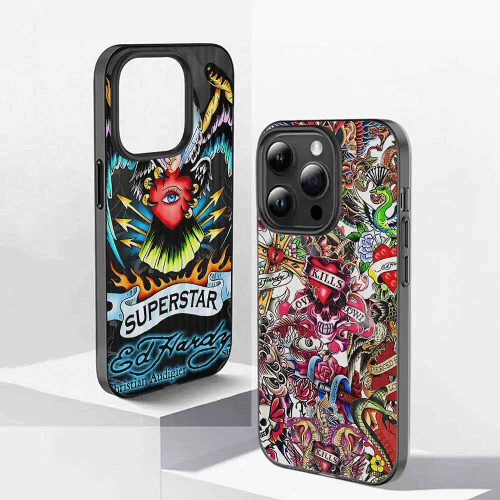 Чехол E-Ed Hardy для iPhone 16 Pro Max, z8 — фото 1
