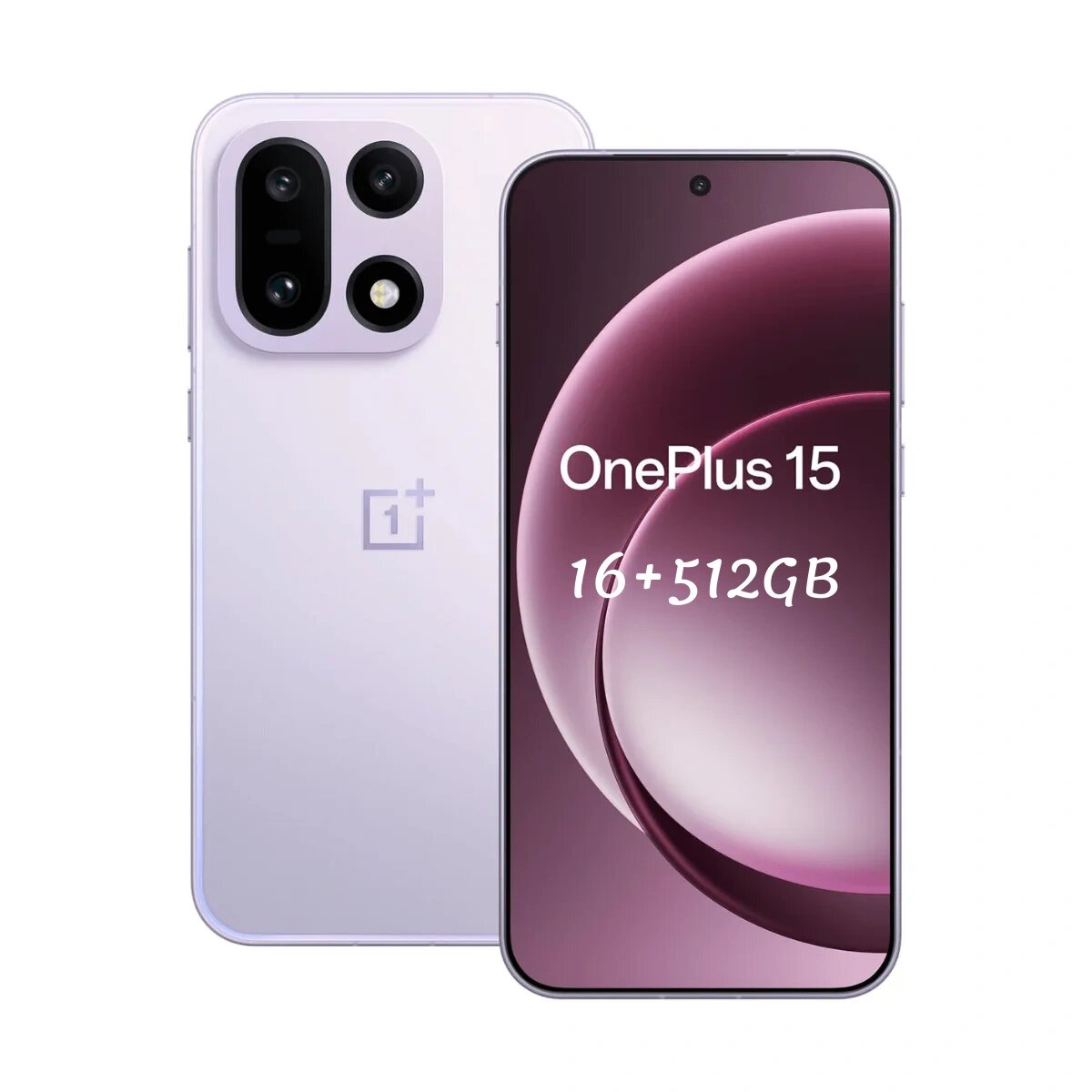 Смартфон OnePlus 15 16/512 ГБ, Snapdragon 8 Elite Gen 5, 7300 mAh 120Вт, eSIM NFC 165 Гц, Global сиреневый